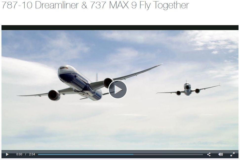 The Boeing 787-10 Dreamliner & 737 MAX 9 Fly Together | First Aero ...